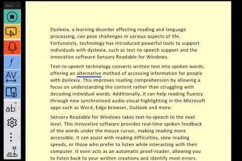 Sensory Readable, Scribe, Writeable | Assistive software for reading ...