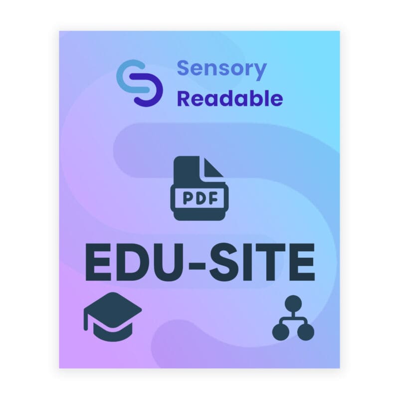 Sensory PDF Exam Computer Reader Education Licenses – School & College ...