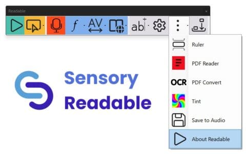Sensory Readable | Assistive software for reading
