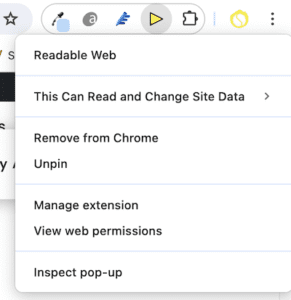 Readable Web for Edge, Chrome, Safari | Sensory Readable, Scribe, Writeable