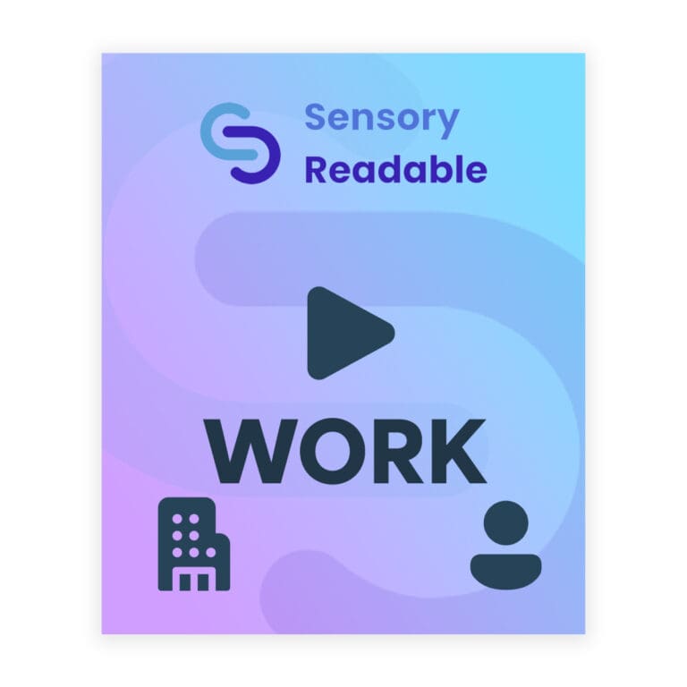 Sensory Readable Scribe Writeable Assistive Software For Reading