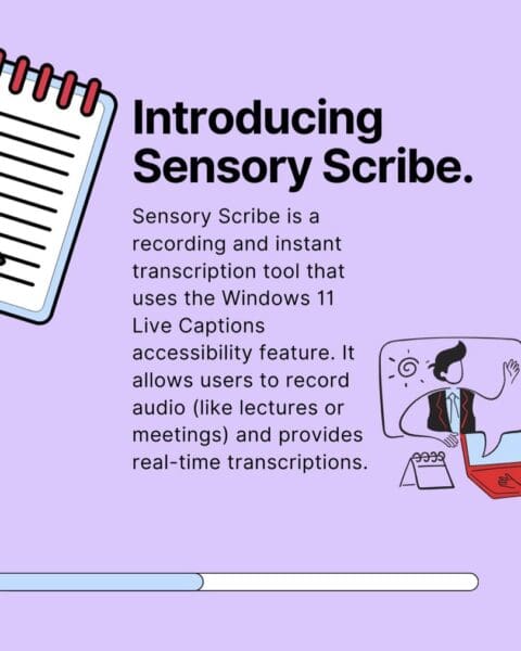 Sensory Scribe | Sensory Readable AT