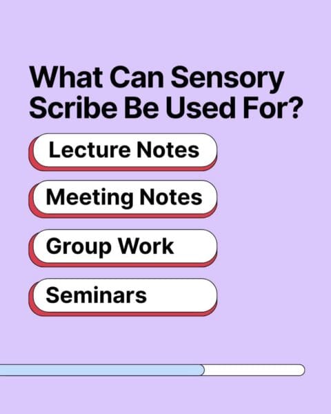 Sensory Scribe | Sensory Readable AT